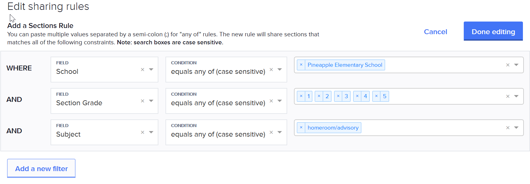 Sharing Rules & Initial Synchronization – TypeTastic